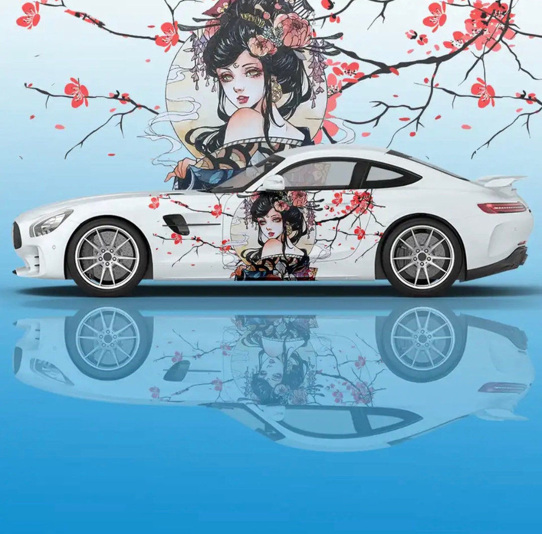 JDM Samurai Sakura Car Side Decals for Universal Fit. Decals for Honda ...