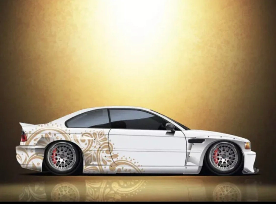 Tatau Wrap Design Pattern Wrap Design Art Universal Fit Car Wrap Car ...