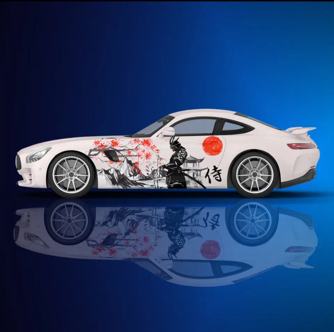 JDM Samurai Sakura Car Side Decals for Universal Fit. Decals for Honda ...