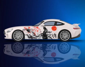 JDM Samurai Sakura Car Side Decals for Universal Fit. Decals for Honda ...