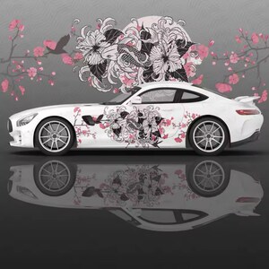 JDM Samurai Sakura Car Side Decals for Universal Fit. Decals for Honda ...
