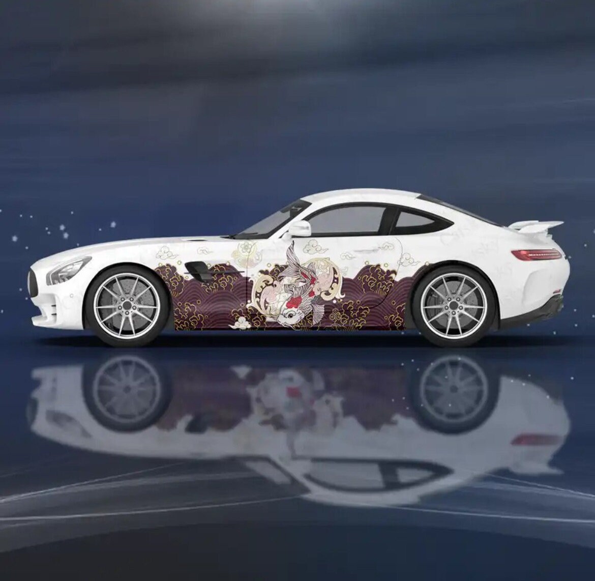 Koi Decal Custom JDM Inspired Decal for Honda, Toyota, Nissan, Ford ...
