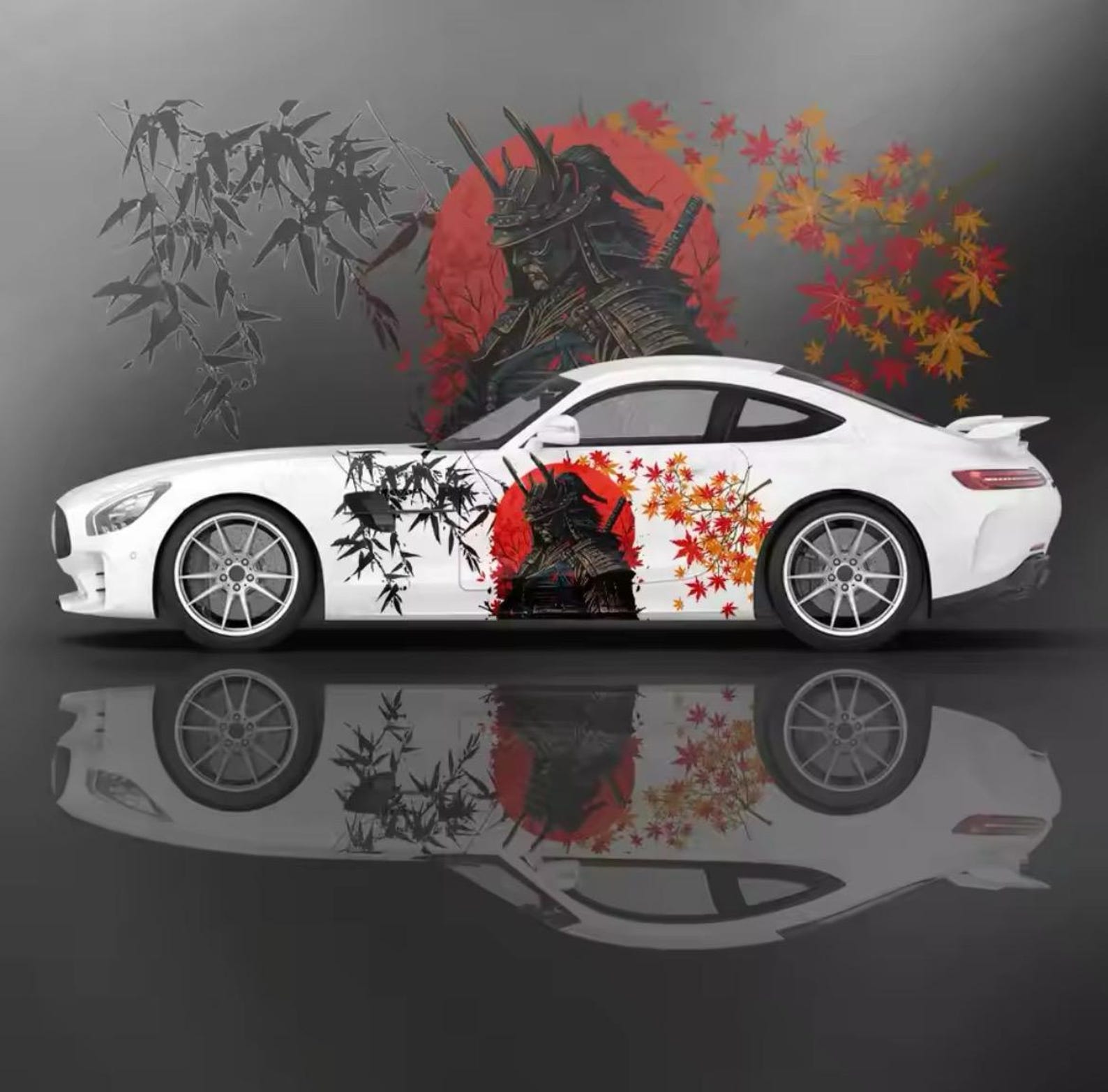 JDM Samurai Sakura Car Side Decals for Universal Fit. Decals for Honda ...
