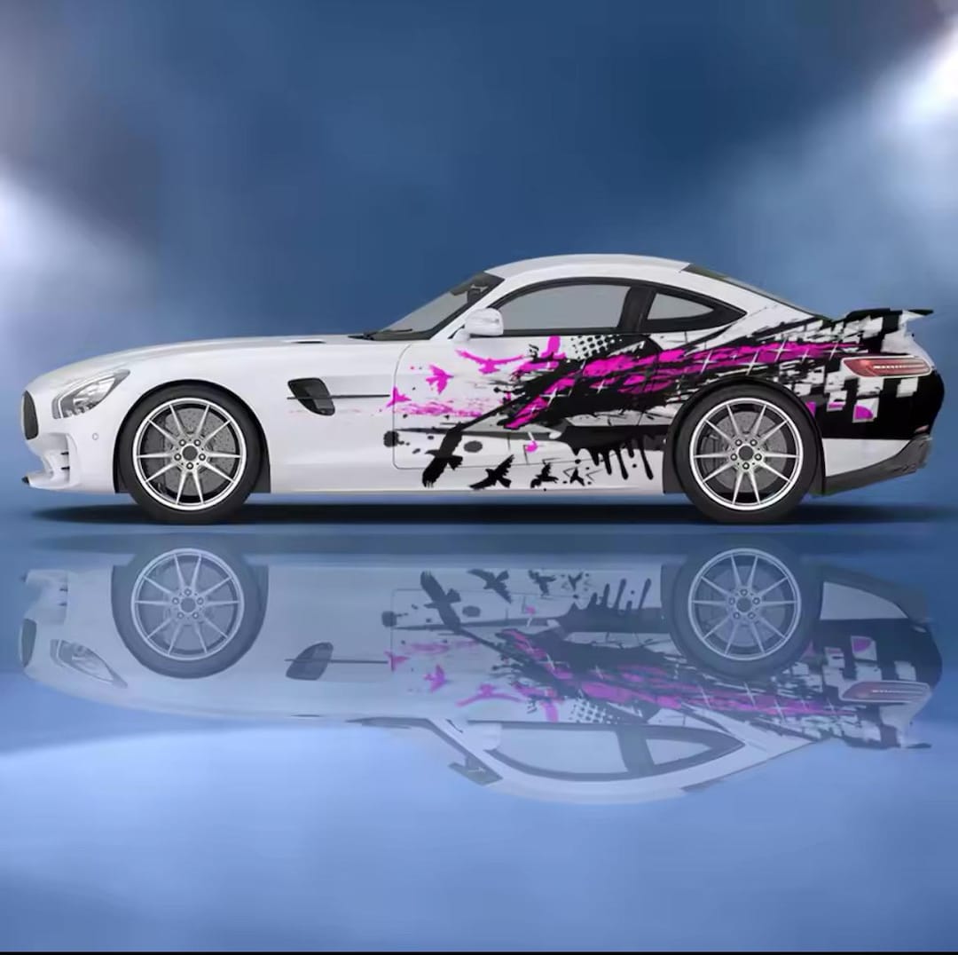 Large Custom Car Decal Set – 60cm X 250cm – High-quality, Easy-to-apply ...