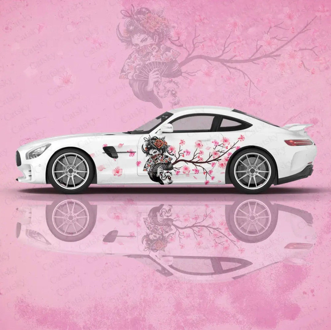 JDM Samurai Sakura Car Side Decals for Universal Fit. Decals for Honda ...