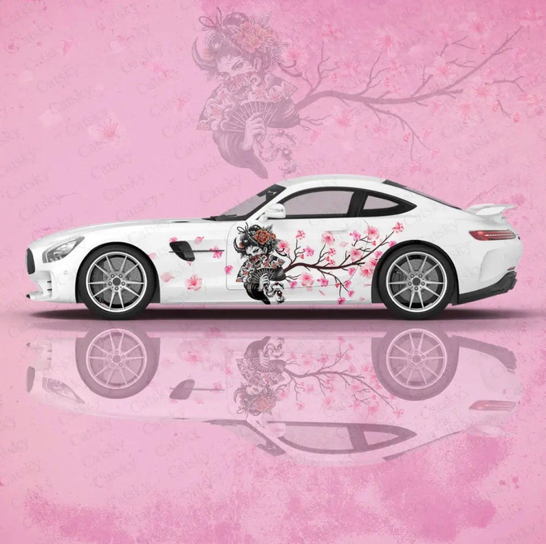 JDM Samurai Sakura Car Side Decals for Universal Fit. Decals for Honda ...