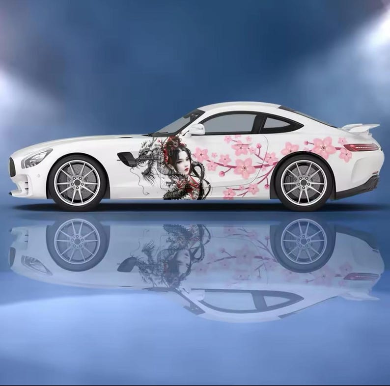 JDM Samurai Sakura Car Side Decals for Universal Fit. Decals for Honda ...