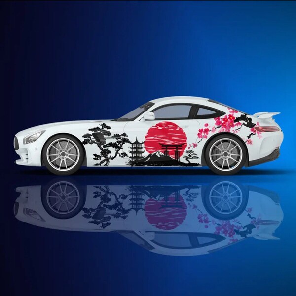 Jdm Car Side Decals - Etsy
