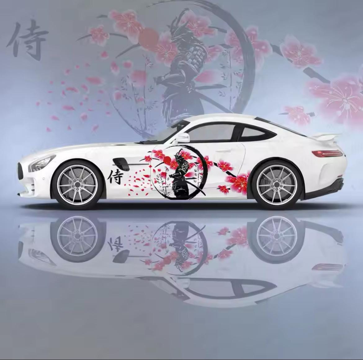 JDM Samurai Sakura Car Side Decals for Universal Fit. Decals for Honda ...