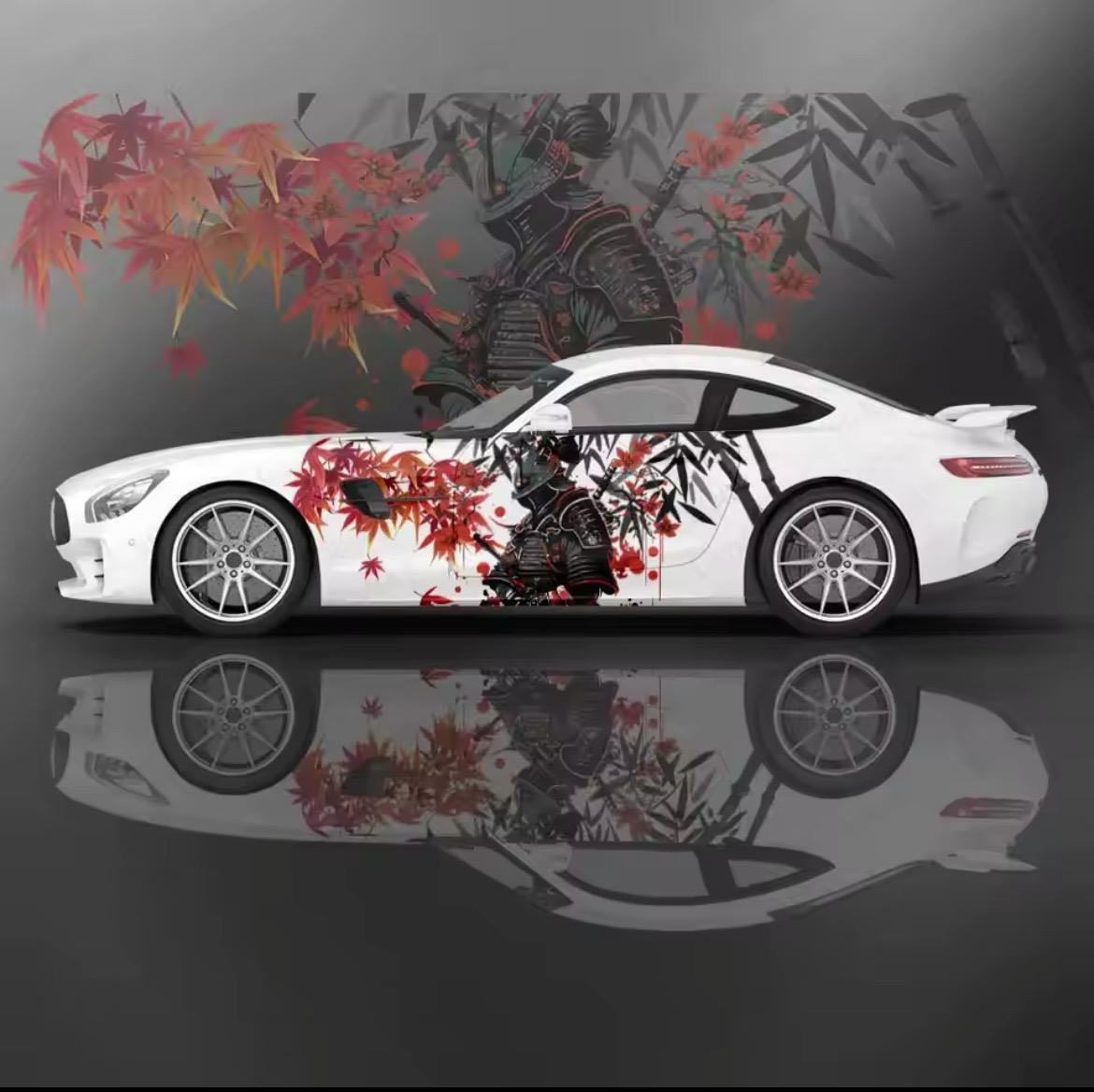 JDM Samurai Sakura Car Side Decals for Universal Fit. Decals for Honda ...