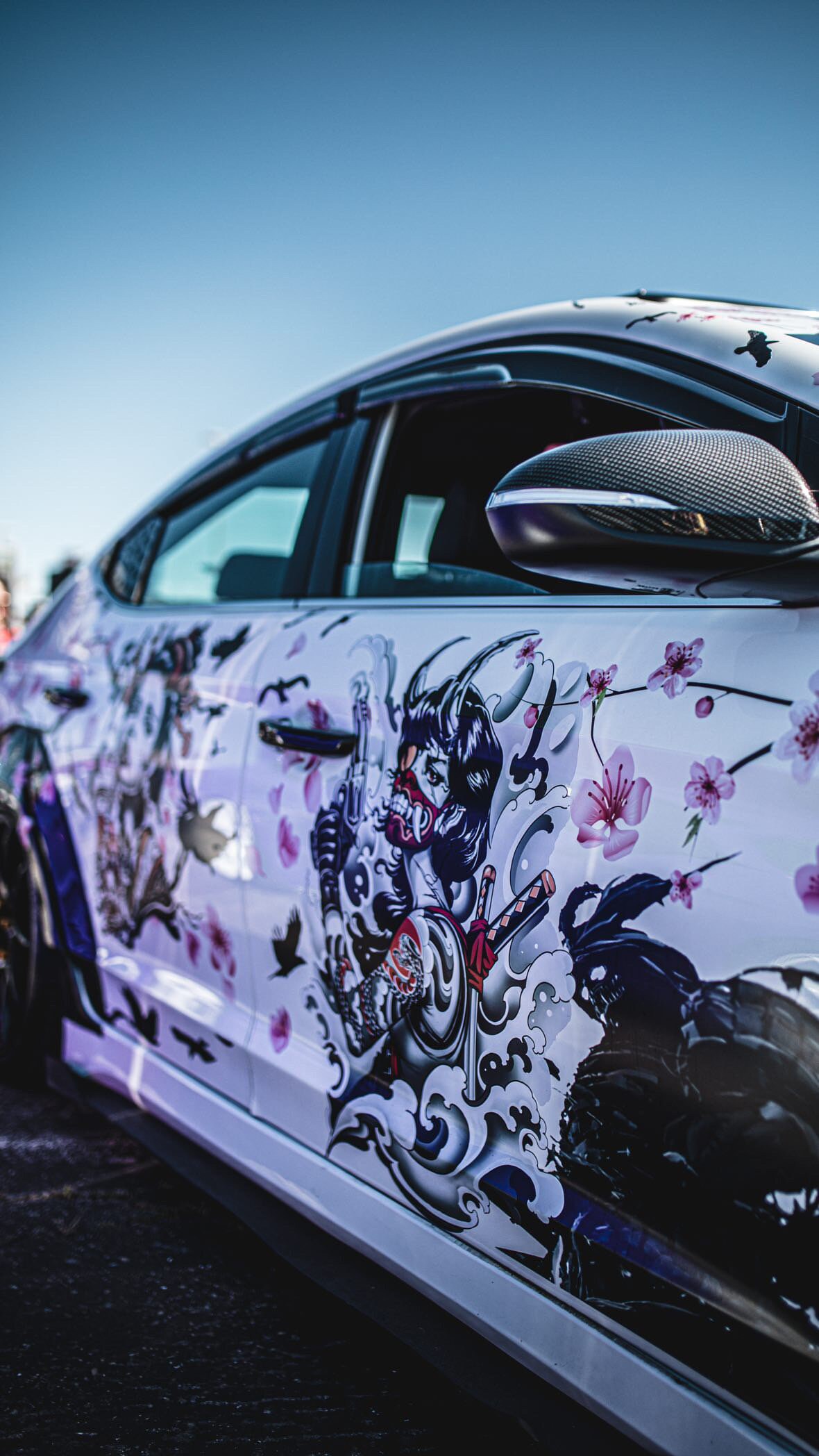 JDM Samurai Sakura Car Side Decals for Universal Fit. Decals for Honda ...