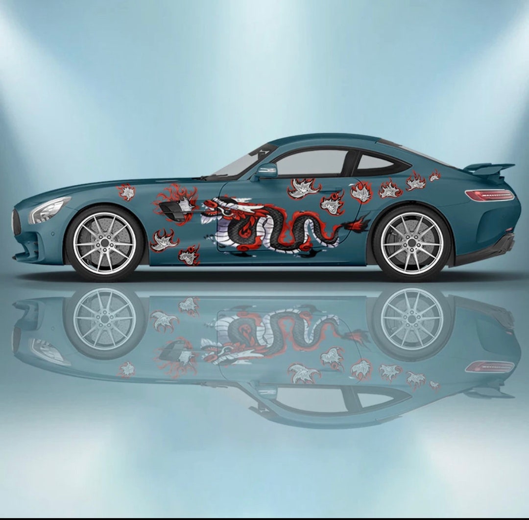 Dragon JDM Samurai Car Decal Universal Fit Custom Car Decals - Etsy UK