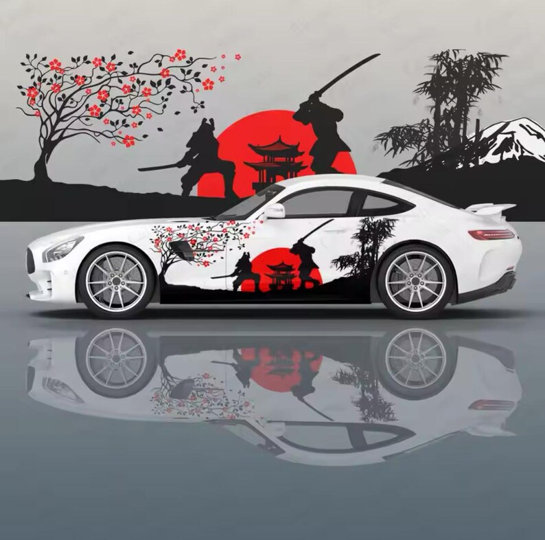 JDM Samurai Sakura Car Side Decals for Universal Fit. Decals for Honda ...