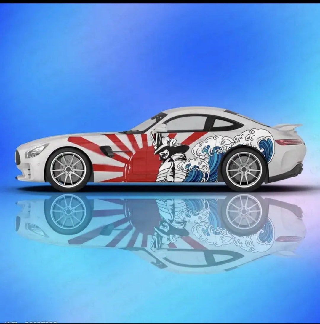 JDM Samurai Decal for Car, Samurai Side Car Decals, Cool Car Decals ...