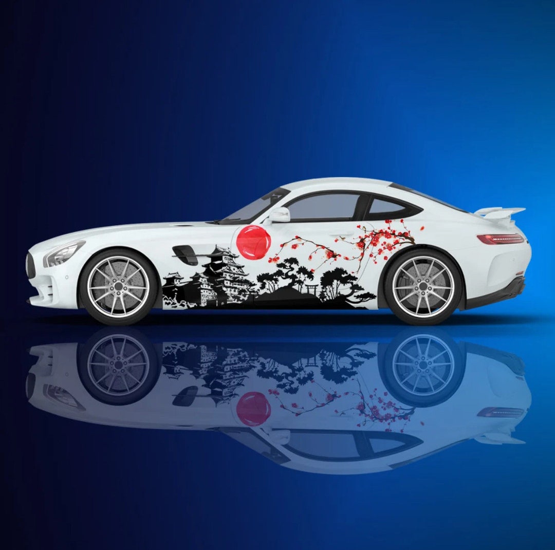 JDM Samurai Sakura Car Side Decals for Universal Fit. Decals for Honda ...