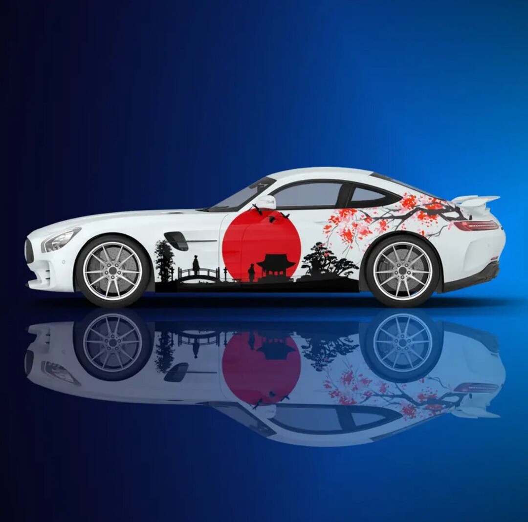 JDM Samurai Sakura Car Side Decals for Universal Fit. Decals for Honda ...