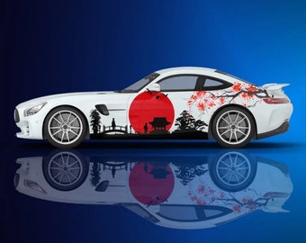 JDM Samurai Sakura Car Side Decals for Universal Fit. Decals for Honda ...
