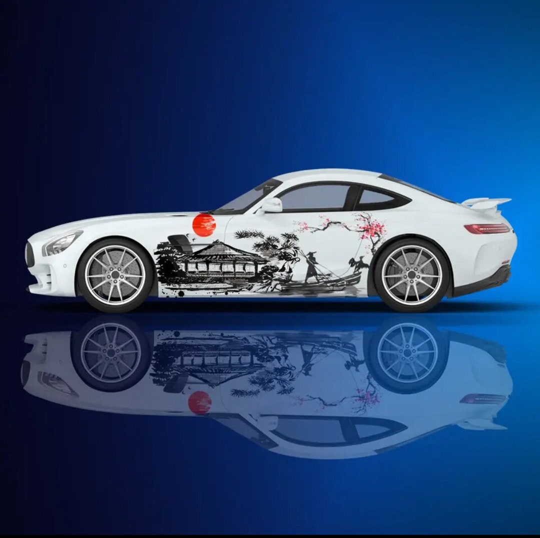 JDM Samurai Sakura Car Side Decals for Universal Fit. Decals for Honda ...