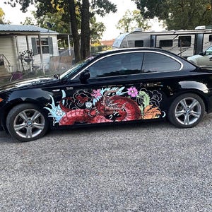 Dragon JDM Samurai Car Decal; Universal Fit Custom Car Decals for All ...