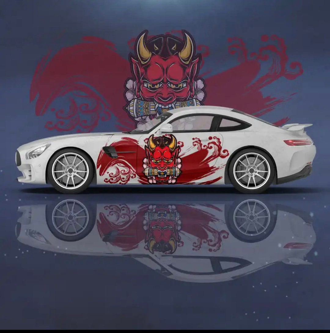 JDM Samurai Sakura Car Side Decals for Universal Fit. Decals - Etsy
