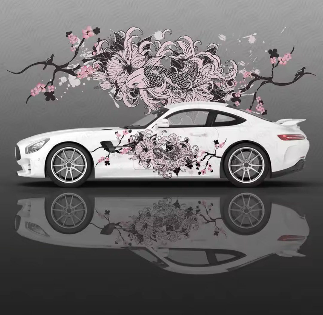 JDM Samurai Sakura Car Side Decals for Universal Fit. Decals for Honda ...