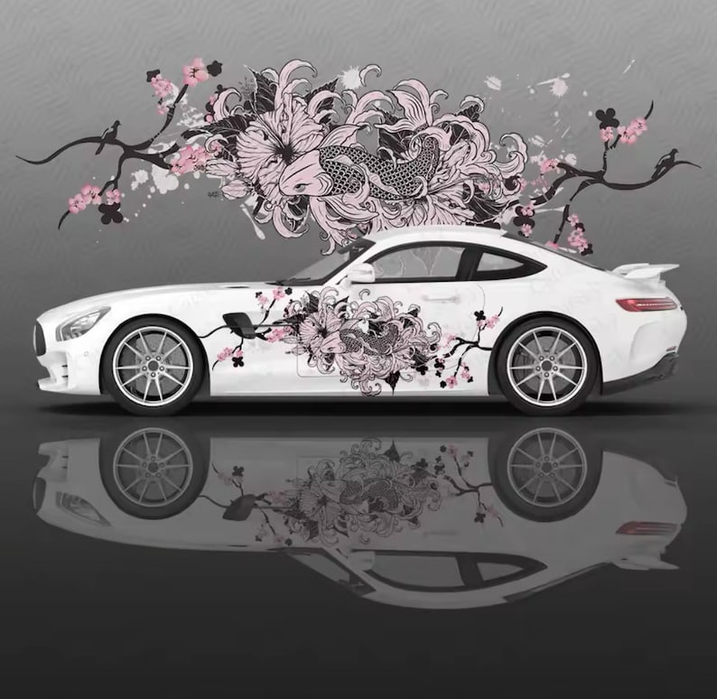 JDM Samurai Sakura Car Side Decals for Universal Fit. Decals for Honda ...