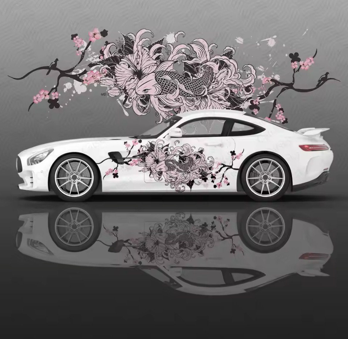 JDM Samurai Sakura Car Side Decals for Universal Fit. Decals for Honda ...