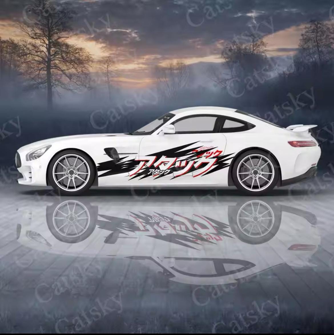 JDM Samurai Sakura Car Side Decals for Universal Fit. Decals for Honda ...