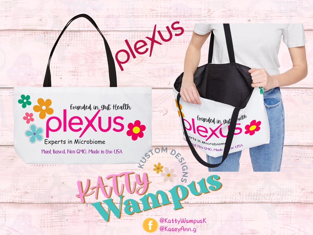 Plexus Weekender Tote Bag: Gut Health Ambassador Swag - Etsy