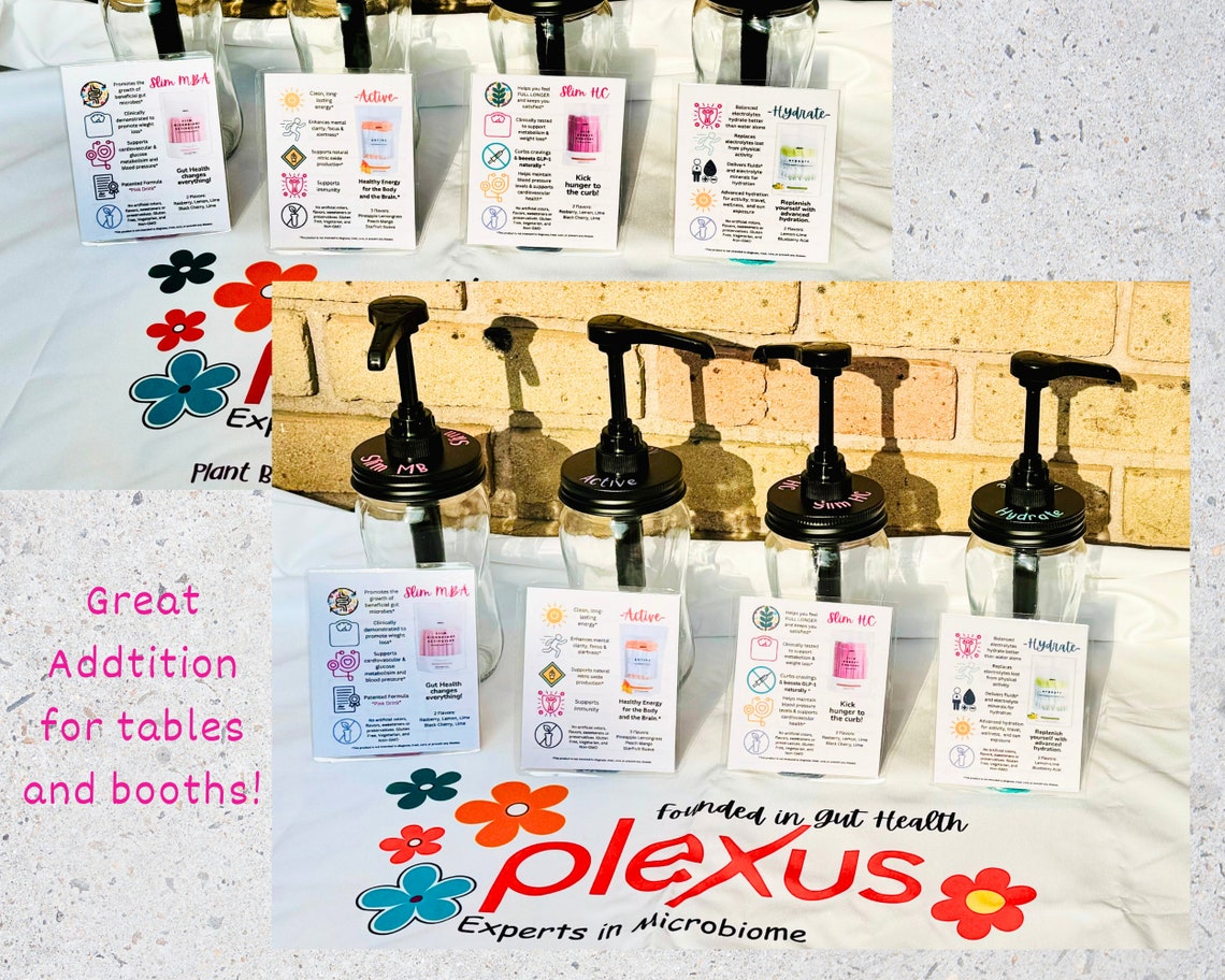 Plexus Drink Place Card - Slim MBA, Slim HC, Active & Hydrate, PDF and ...