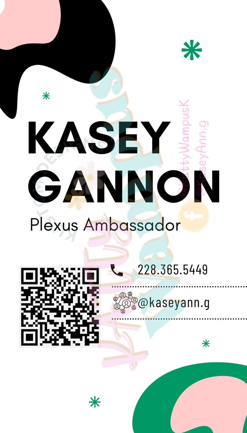 Custom PVC Plexus Business Card, Luggage Tag, Plexus Swag, Business ...