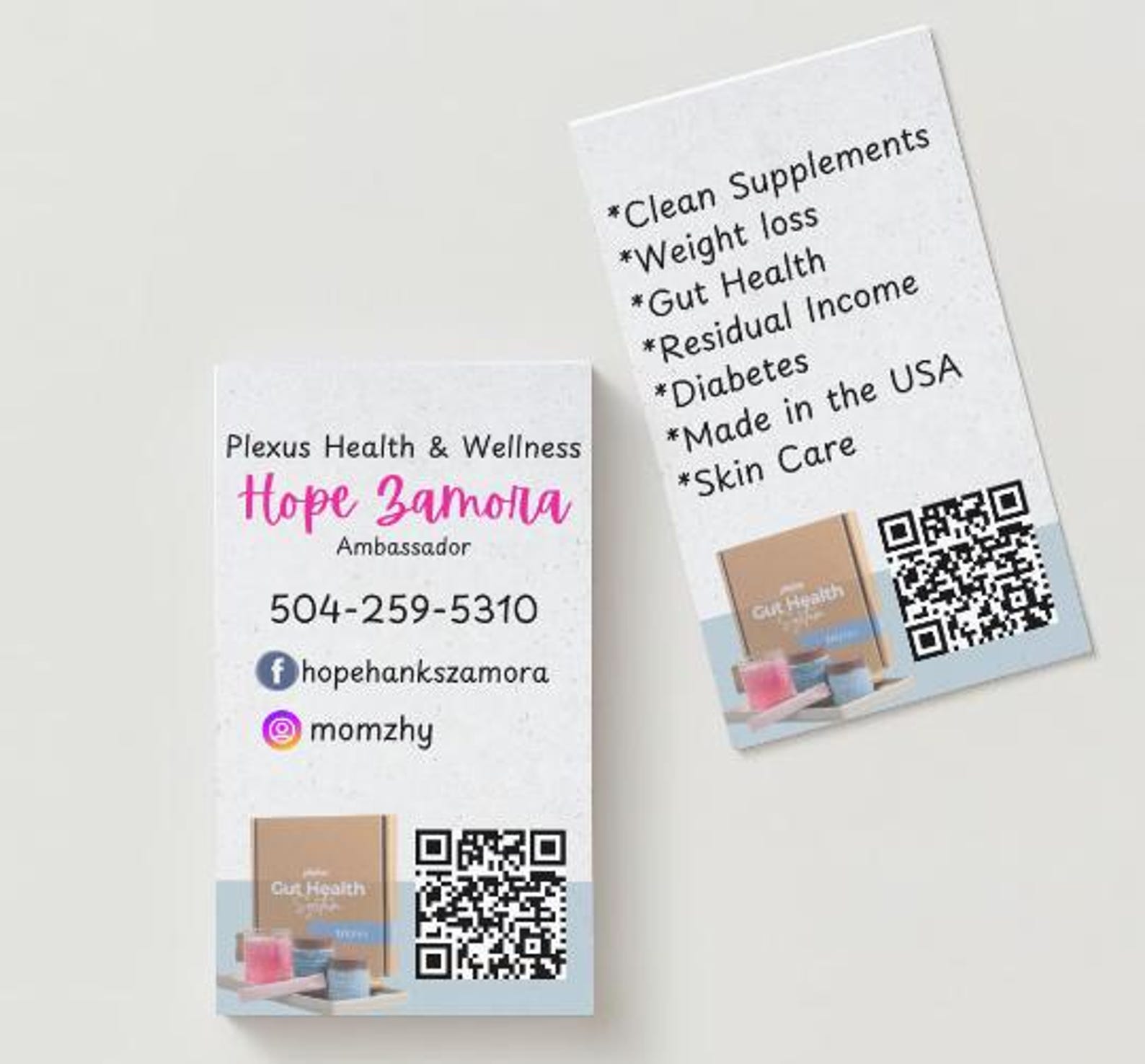 Custom PVC Business Card, Luggage Tag, Plexusswag (hard Card), Plexus Card, Plexus Business Card ...