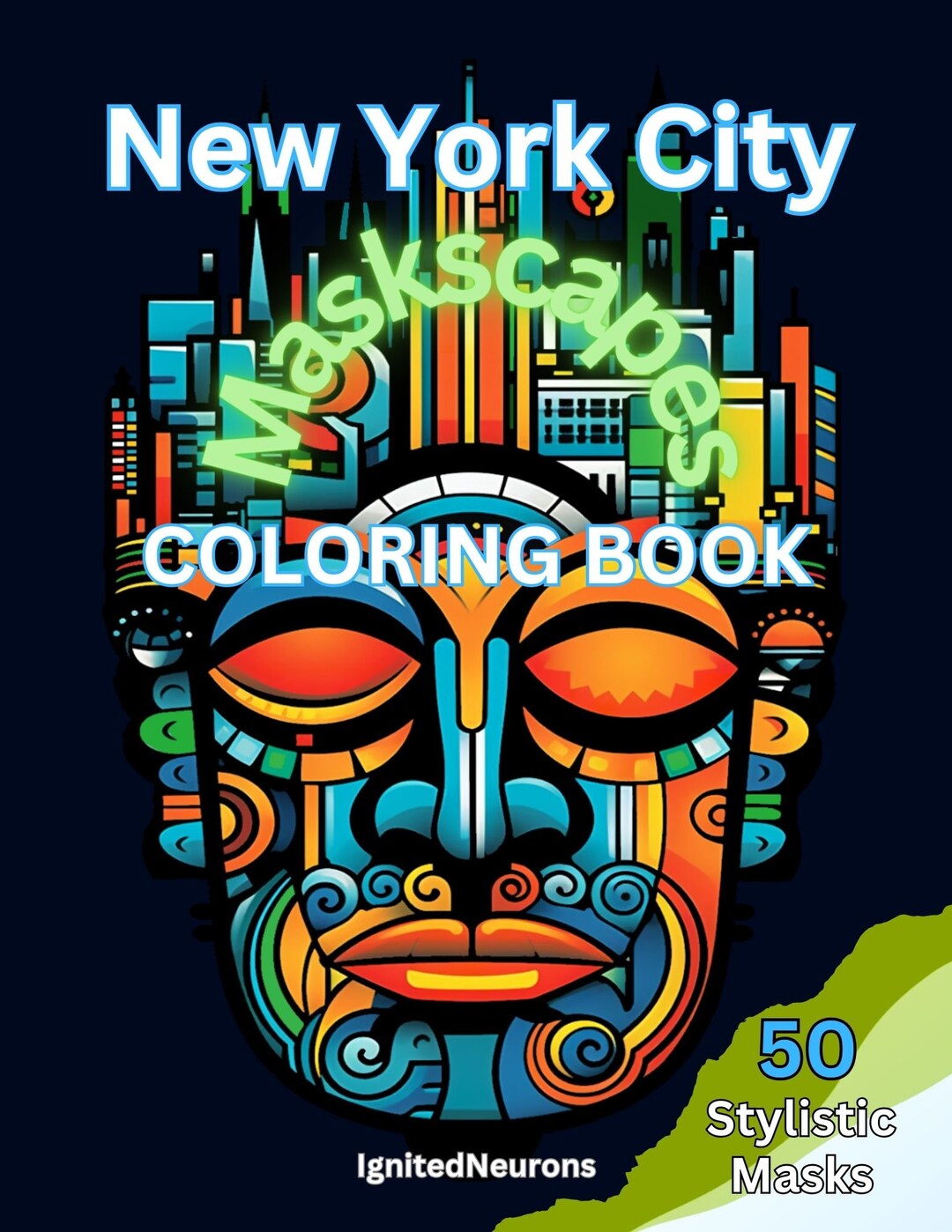 New York City Coloring Book NYC Illustrations Book New York City ...