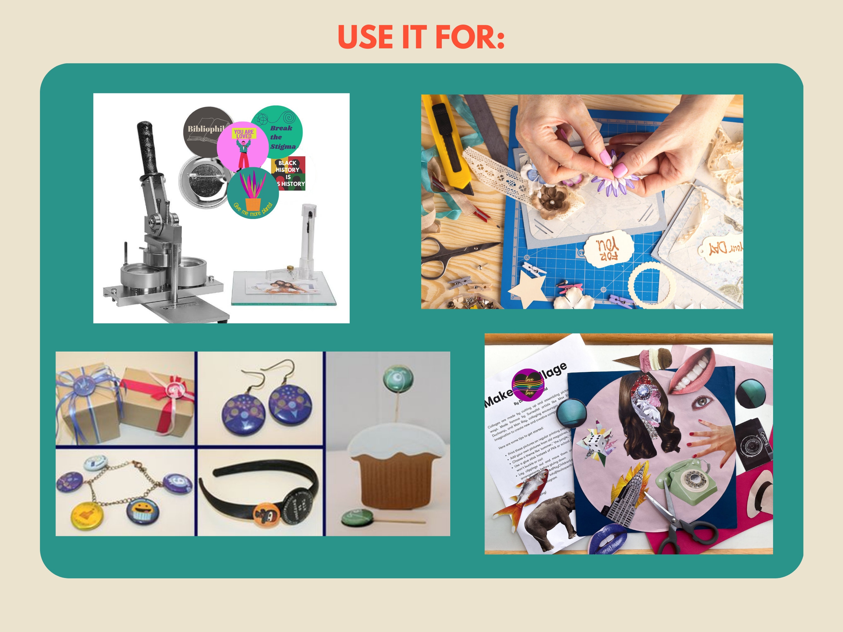 Pride LGBT Pin-back Button Printable Image Collage - Etsy