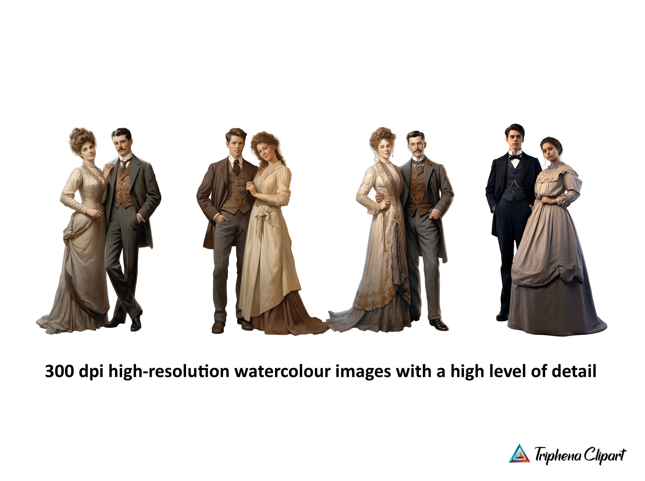 1900s Fashion Clipart, Fashion Clipart, Vintage Fashion, Fashion for ...