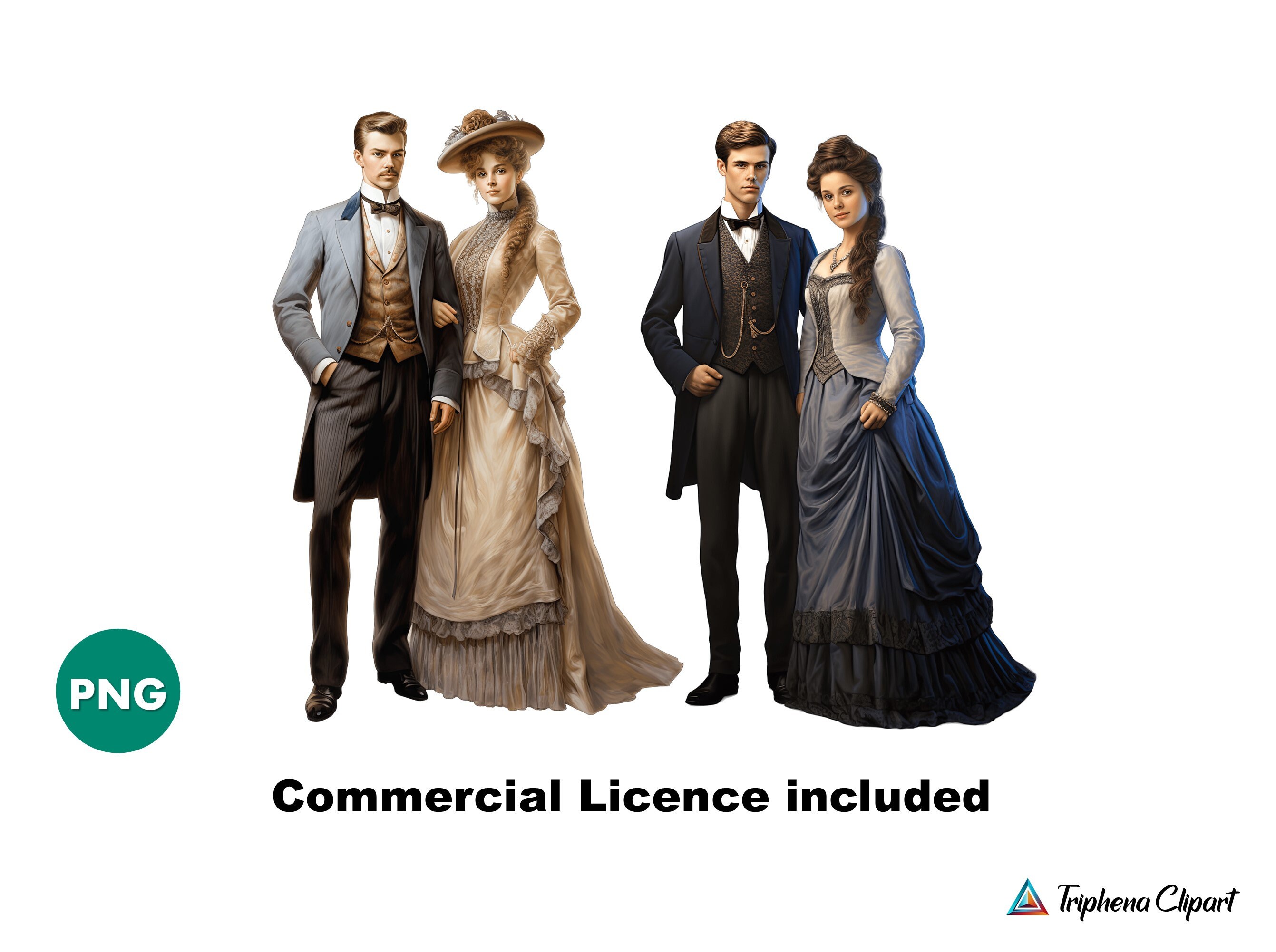 1900s Fashion Clipart, Fashion Clipart, Vintage Fashion, Fashion for ...