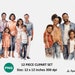 Families Clipart, Multicultural Families, PNG, Realistic Watercolour ...