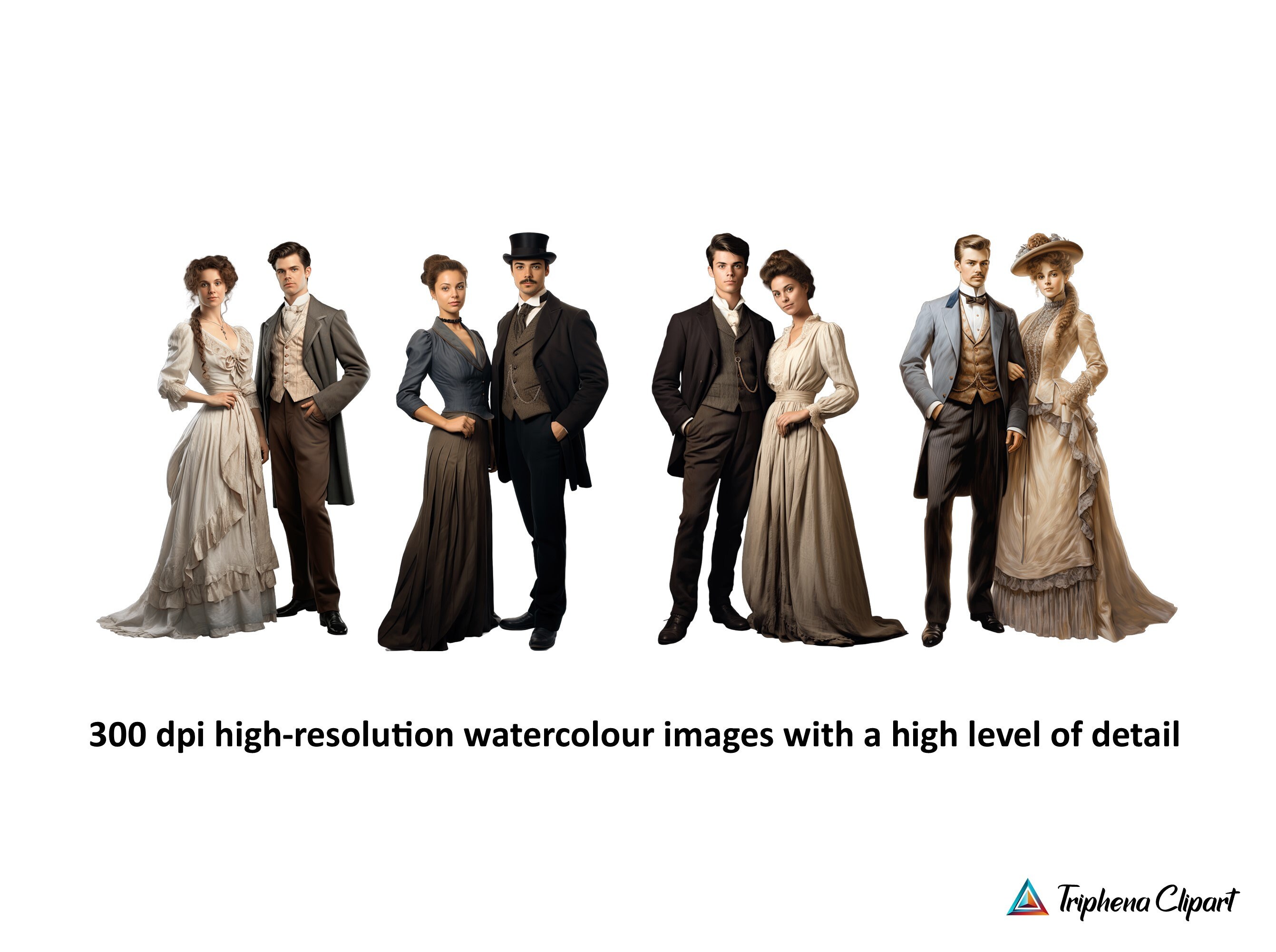 1900s Fashion Clipart, Fashion Clipart, Vintage Fashion, Fashion for ...