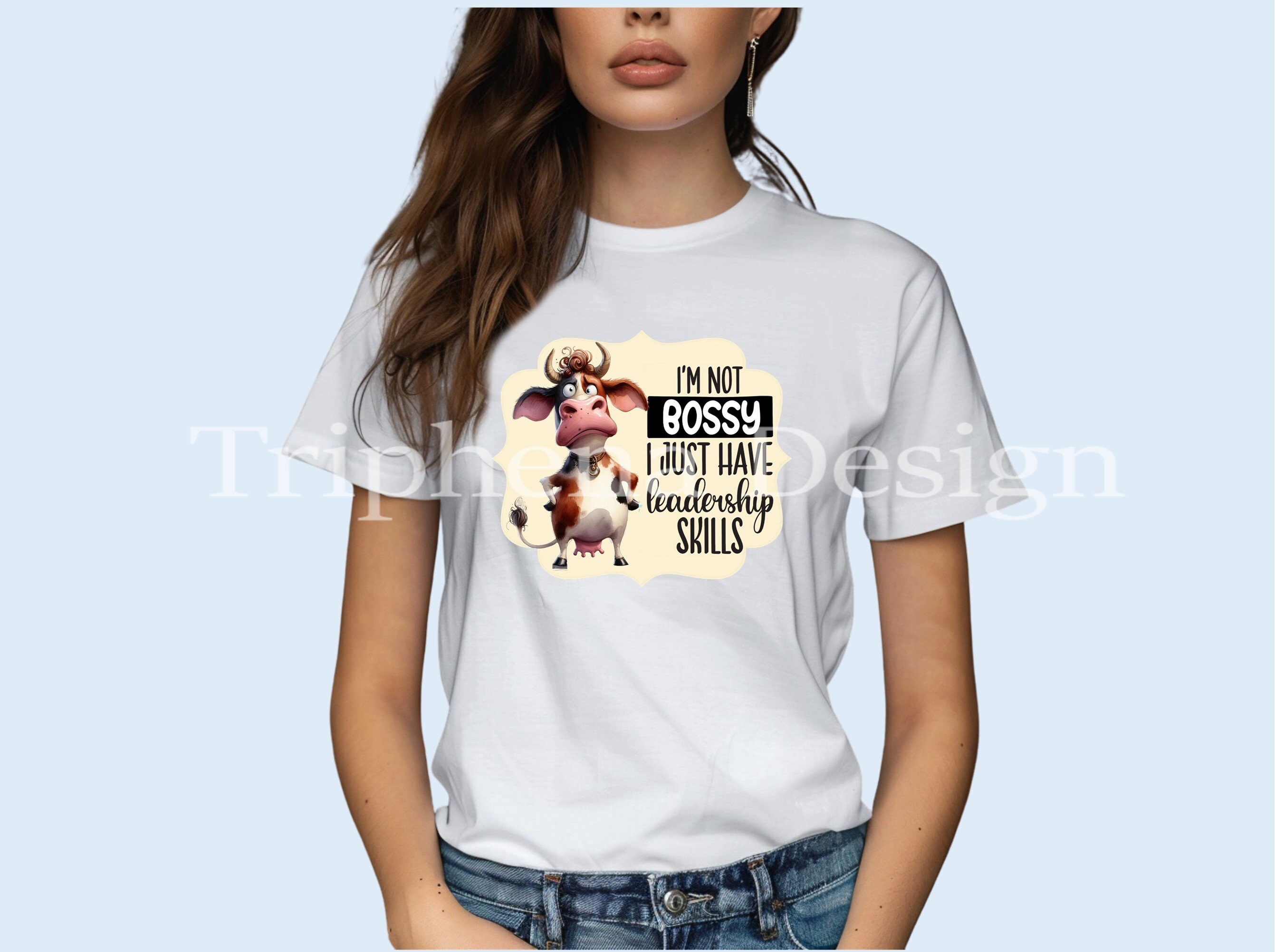 I'm Not Bossy, I Just Have Leadership Skills PNG, Funny Cow Clipart ...
