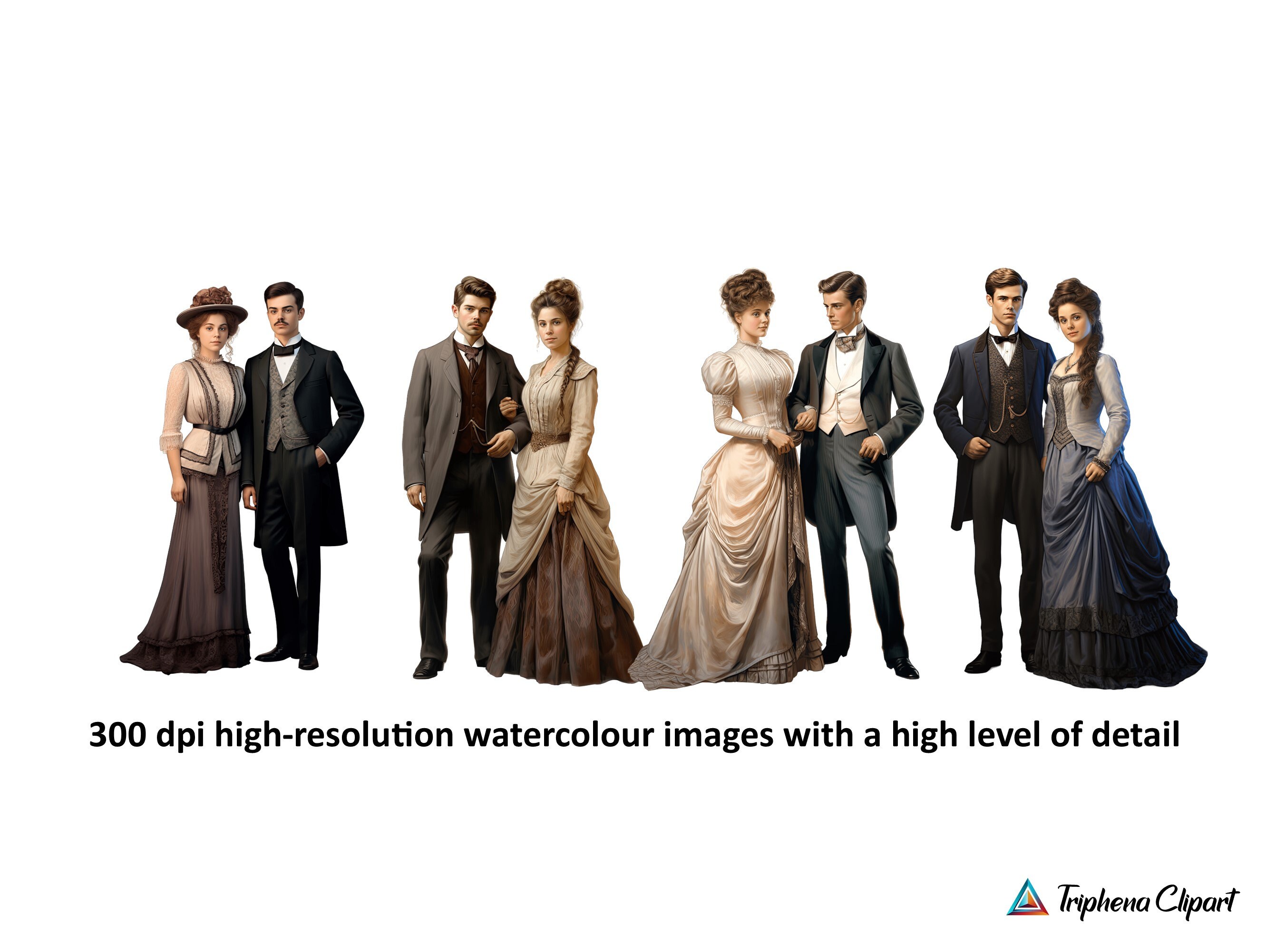 1900s Fashion Clipart, Fashion Clipart, Vintage Fashion, Fashion for ...