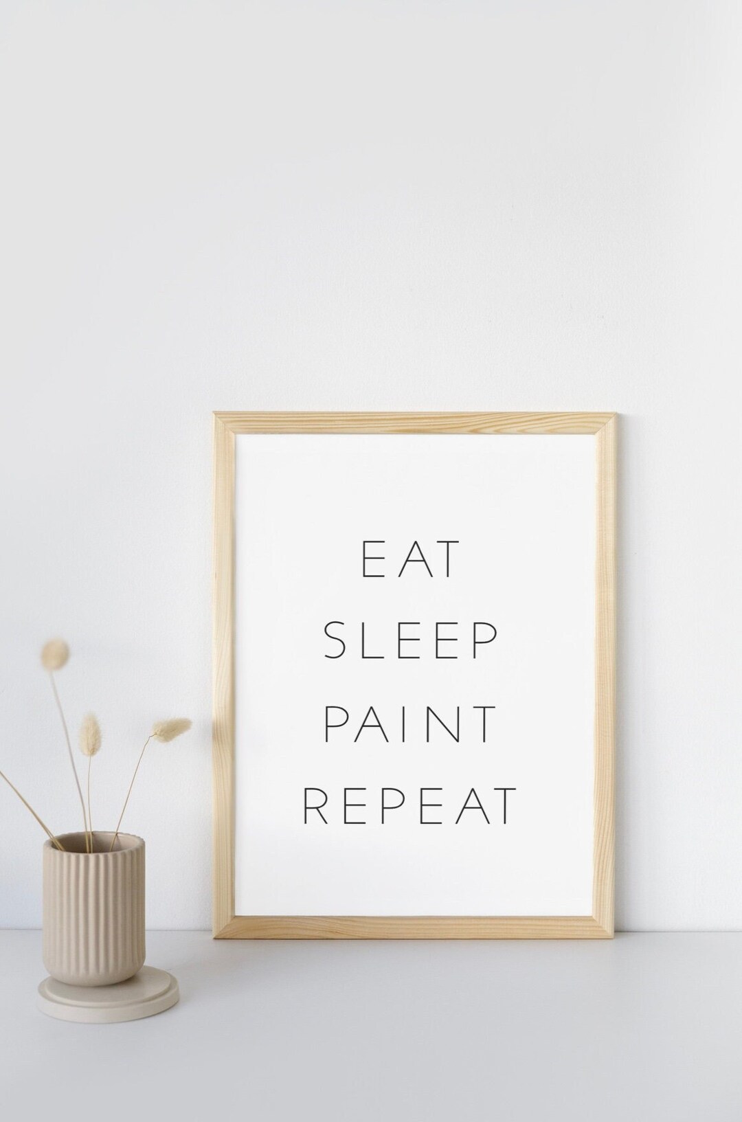 Eat Sleep Paint Repeat Poster Minimalistic Simple Gift - Etsy Eat Sleep Paint Repeat Poster Minimalistic Simple Gift - Etsy
