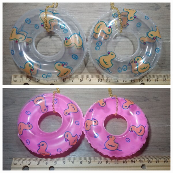 Inner Tube Earrings - Etsy