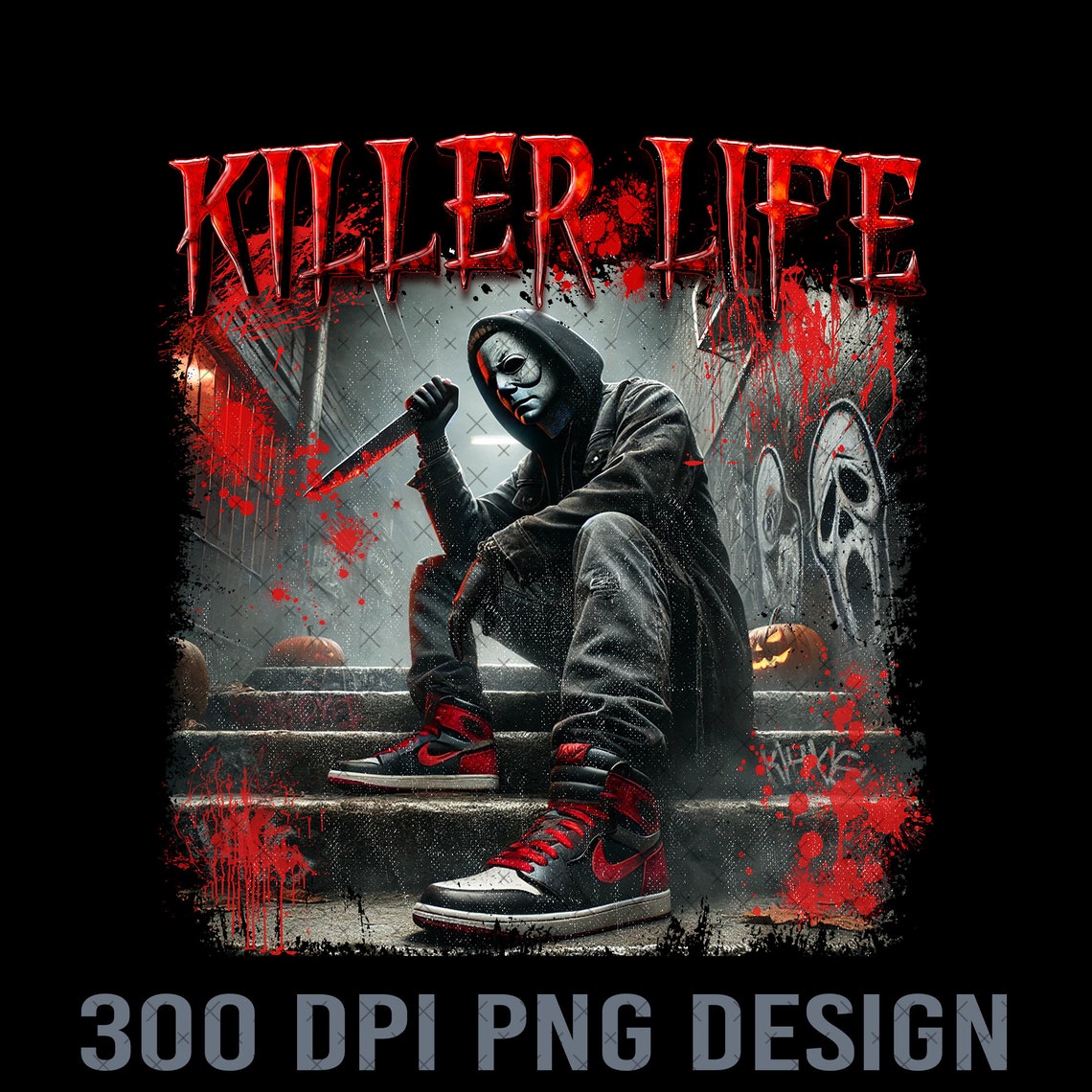 Halloween Horror Life Png, Funny Horror Myers Killer Life Png, Horror ...