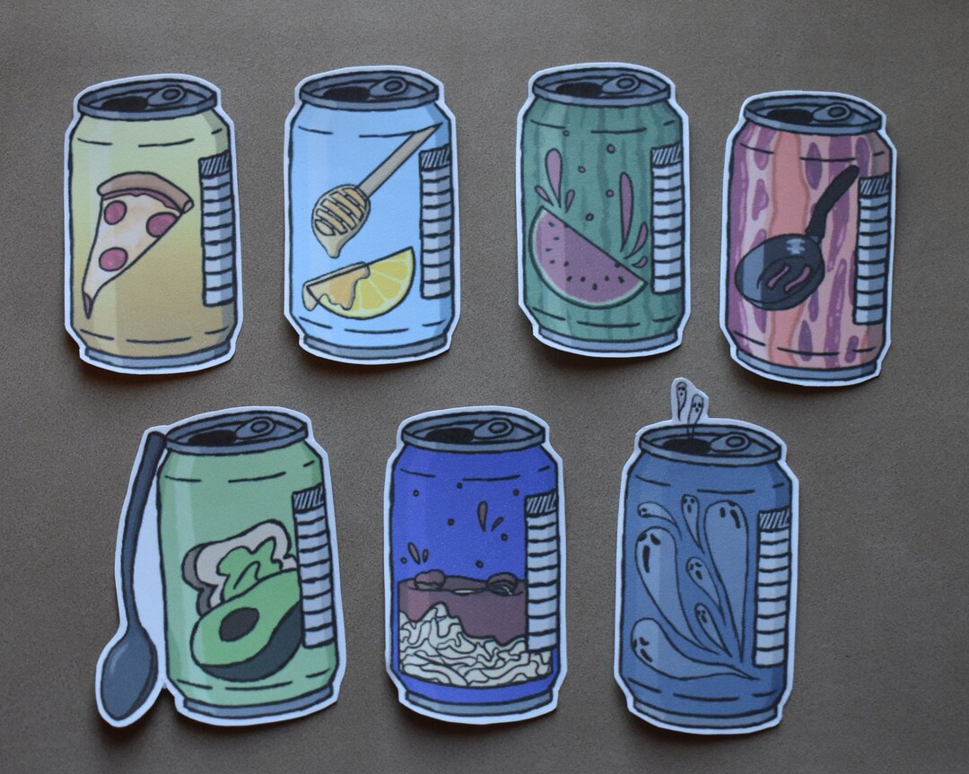 Silly Soda Stickers Laptop Decals Laptop, Phone, Journaling - Etsy