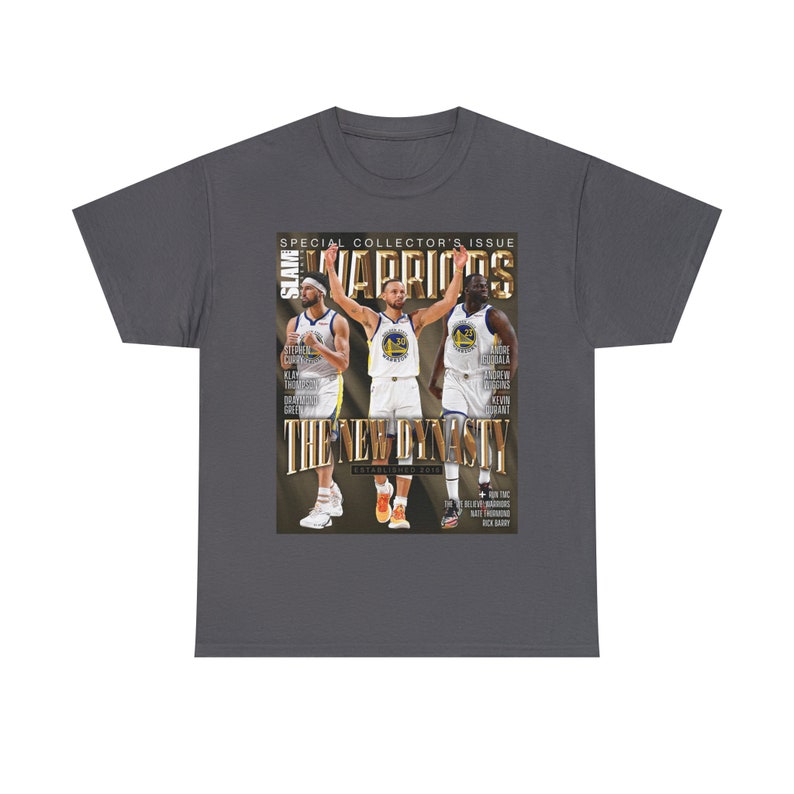 Stephen Curry Klay Thompson Draymond Green Warriors Dynasty Slam Cover T-shirt NBA - Etsy