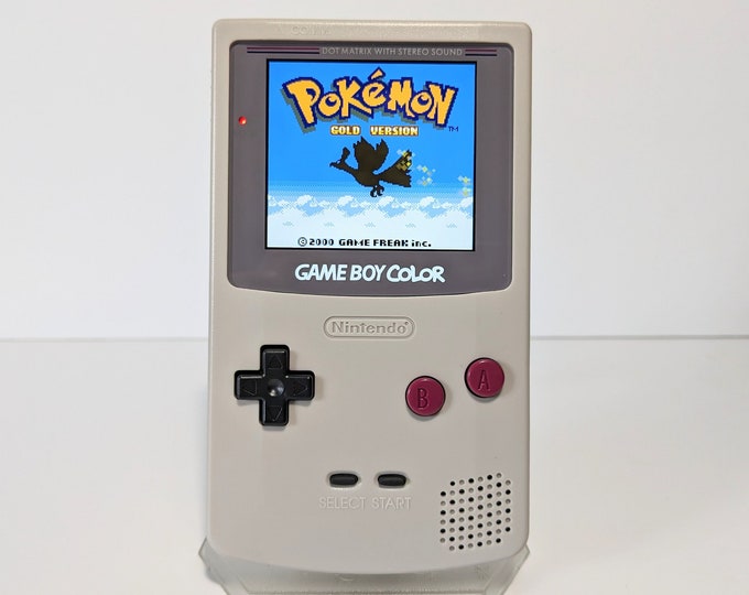 Ships Tomorrow! DMG Themed Gameboy Color (gbc) Q5 IPS Backlit Lcd Mod ...