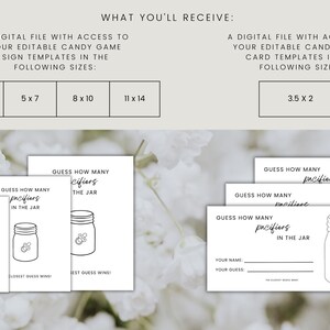 Minimalistic Guess How Many Pacifiers, Guess How Many Game, Baby Shower ...