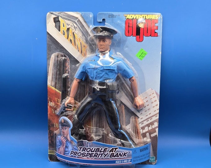 The Adventures of GI Joe 12” Trouble at Prosperity Bank Security Police ...