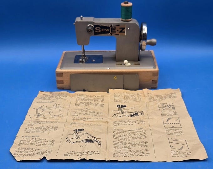 Vintage Sew E-Z Sewing Machine US Zone Berlin Germany 1960s - Etsy