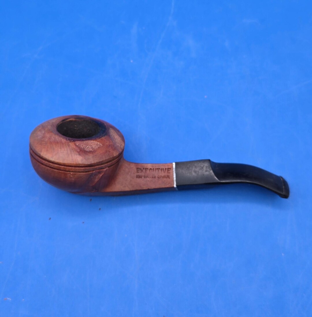 Vintage Executive Briar Pipe, Custom Made Imported Smoking Pipe ...